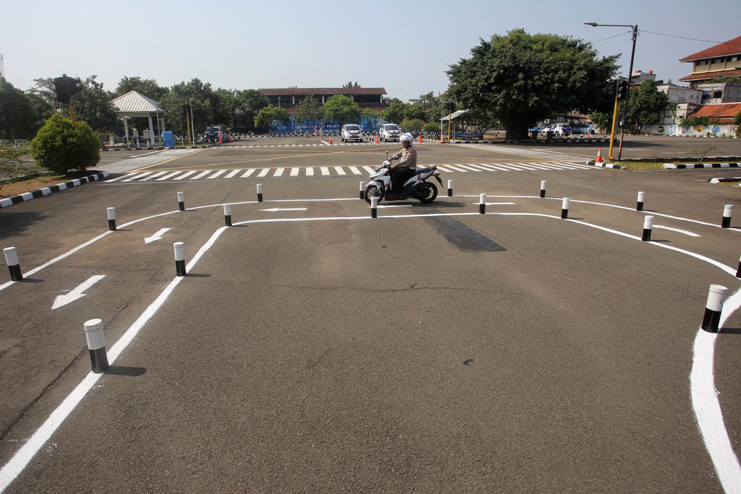 Melihat Uji Coba Ujian Praktik SIM C Terbaru - Berita dan Foto dari ...