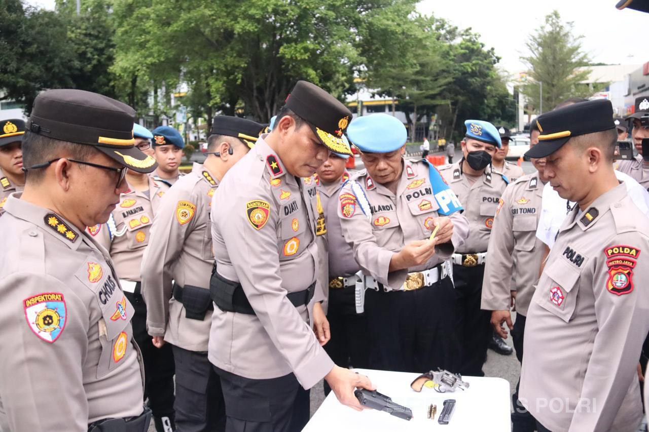 Cegah Penyalahgunaan Senpi, Polda Metro Jaya Lakukan Pengecekan Terpadu ...