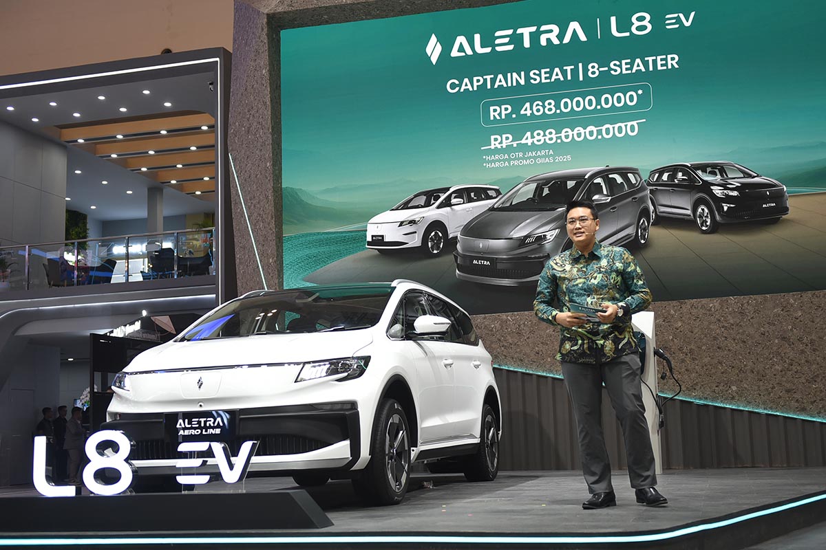 Aletra L8 EV 8-Seater dan AERO LINE di GIIAS 2025