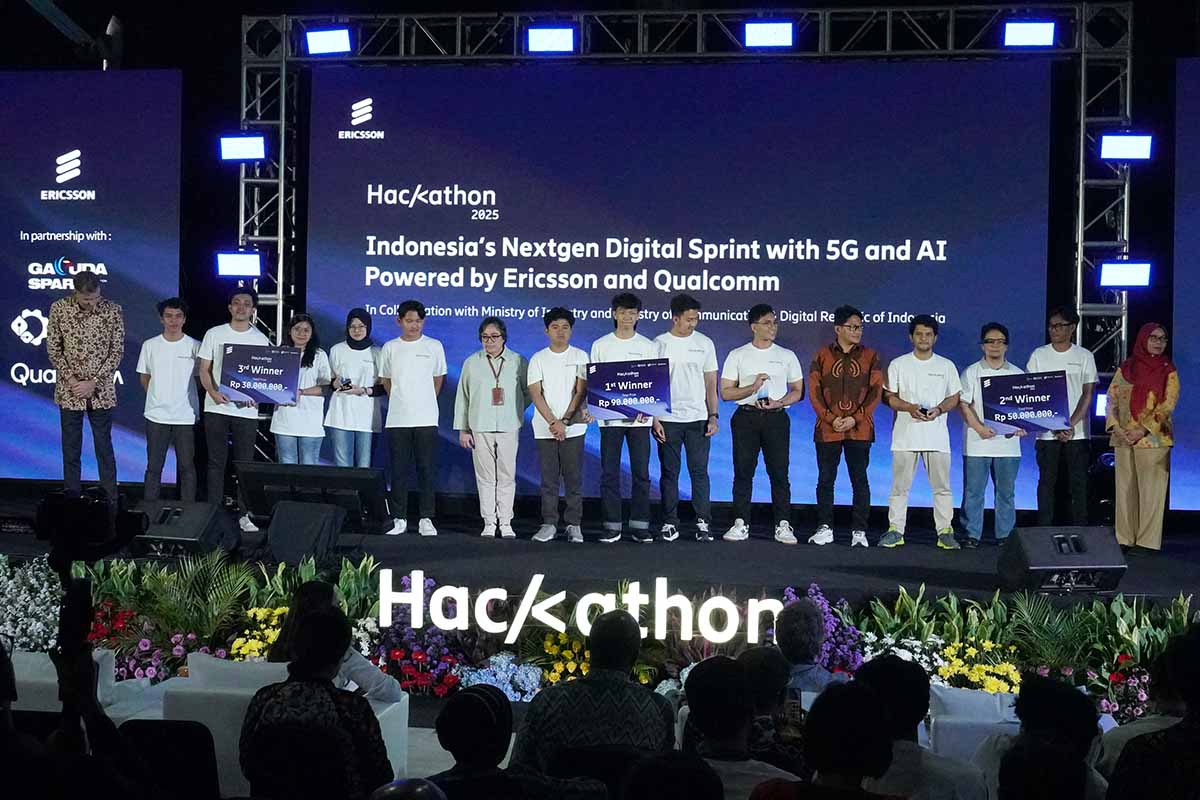 Ericsson Umumkan 3 Pemenang Hackathon 5G dan AI 2025